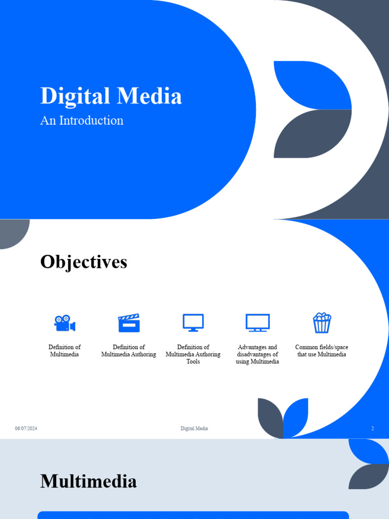 Intro To Digital Media | PDF | Multimedia | Media (Communication)