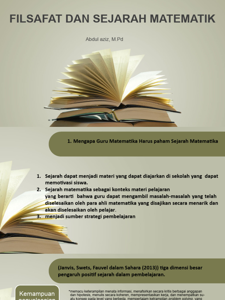 Filsafat Dan Sejarah Matematika | PDF