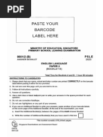 PSLE SCIENCE Answer (2016-2018) - OE | PDF