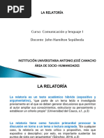 La Relatoria Definicion y Caracteristicas | PDF | Información