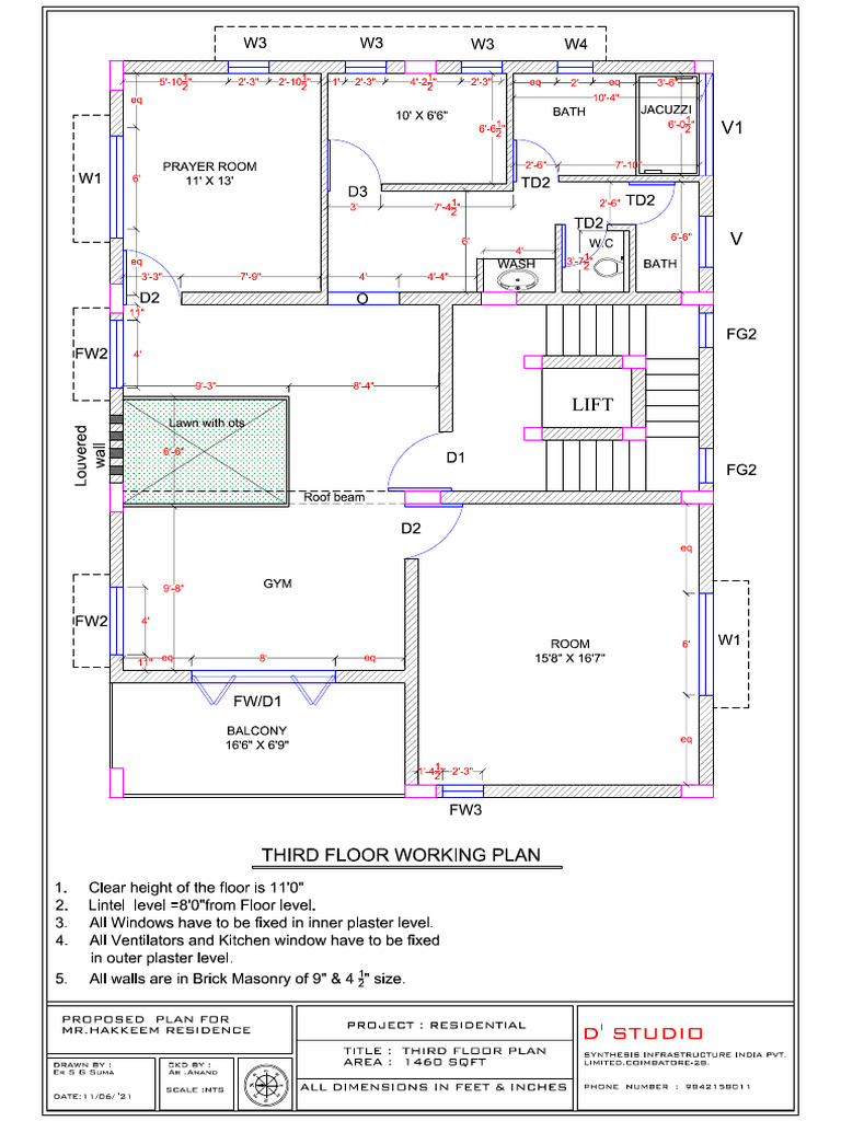 Third Floor - Working Plan | PDF