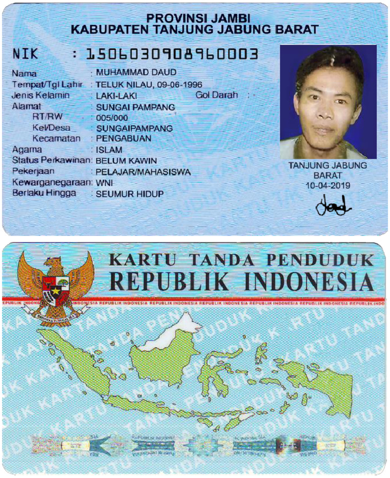 KTP Depan Belakang | PDF