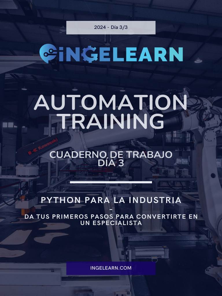 Cuaderno de Trabajo - Automation Training - Dia 3 | PDF | Aprendizaje automático | Inteligencia ...
