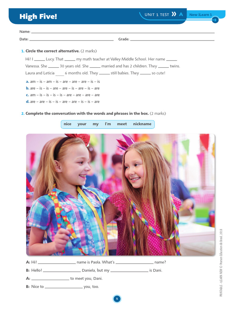 1 Ilearn 1 Test Student U1 | PDF