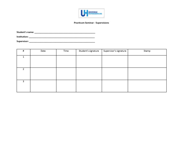 Supervision Chart | PDF