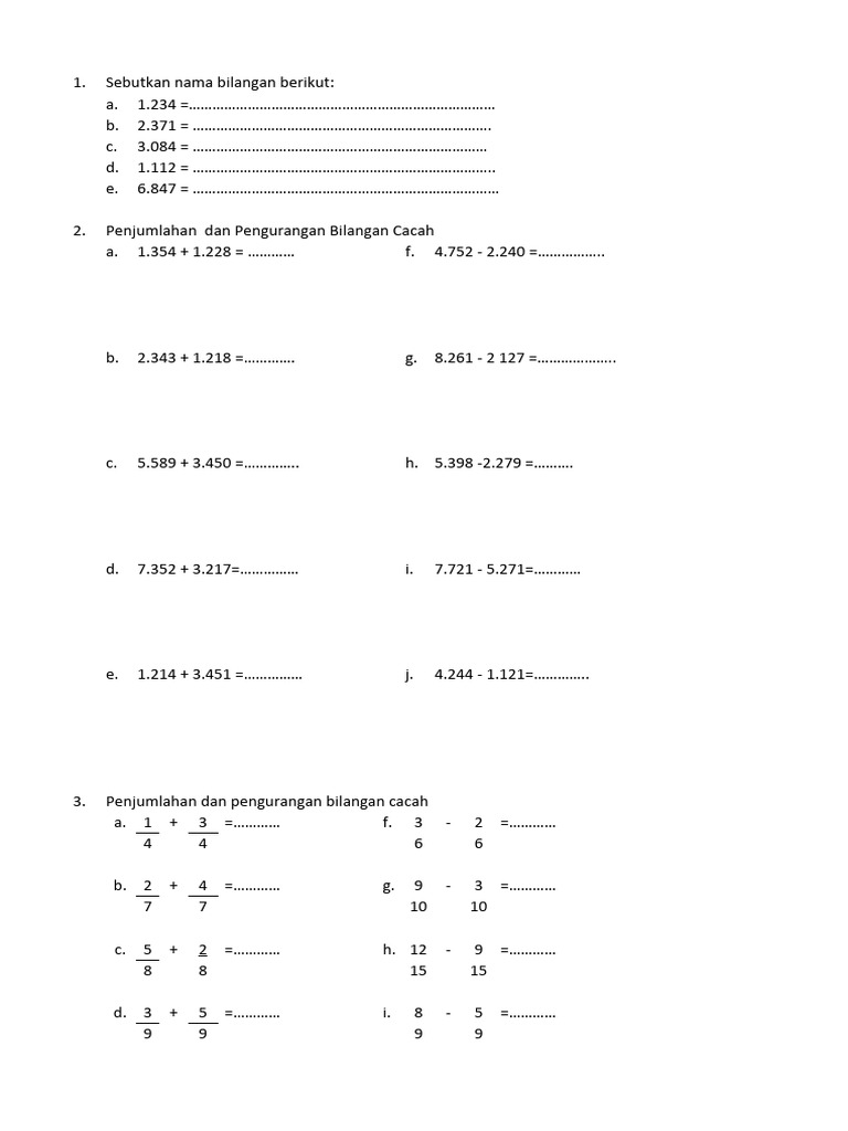 Soal MTK Raffa | PDF