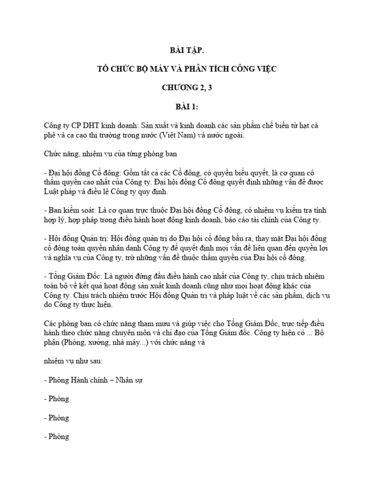 BÀI TẬP BMTC | PDF