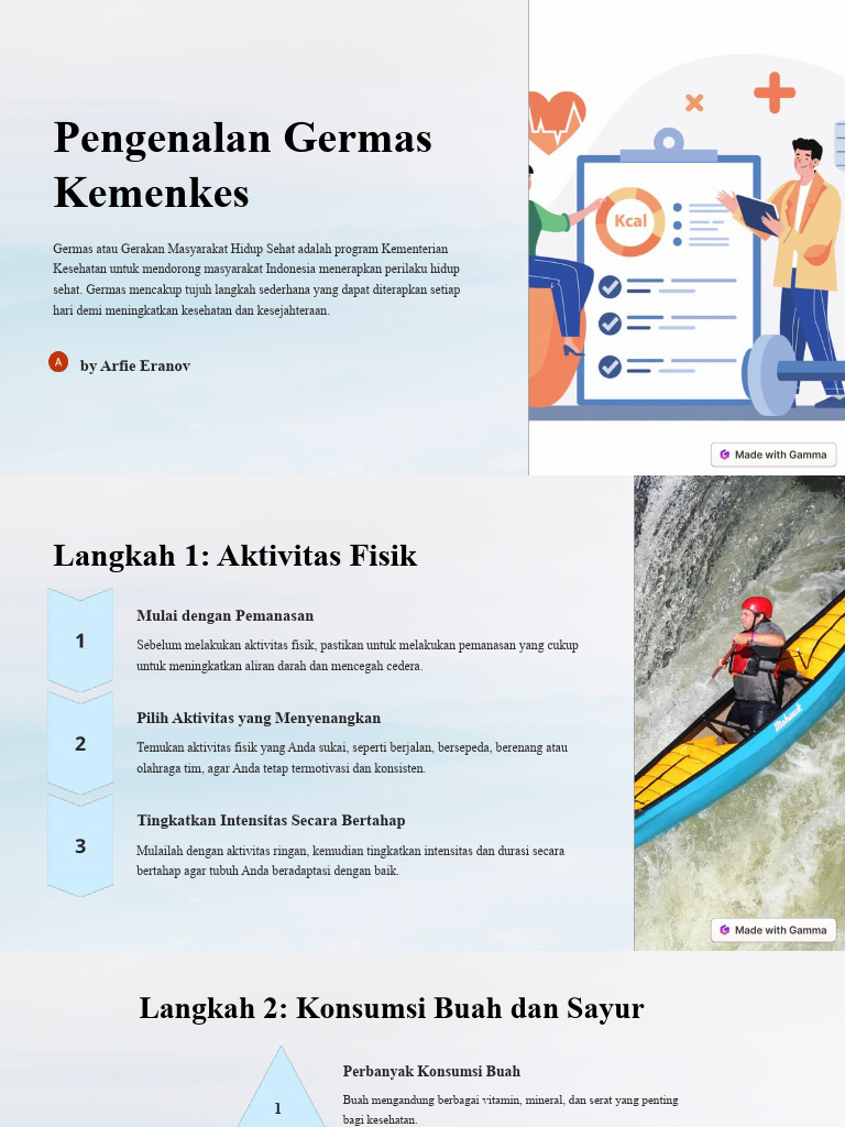 Pengenalan Germas Kemenkes | PDF