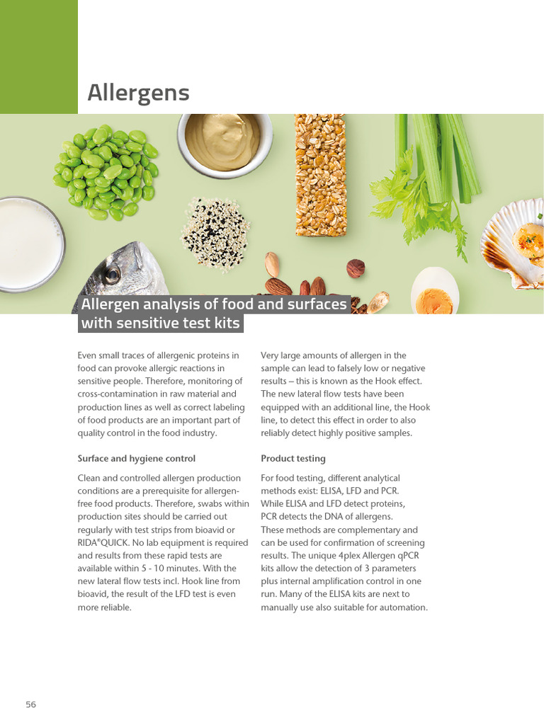 Brochure Allergen - R-Biopharm | PDF | Gluten Free Diet | Polymerase ...