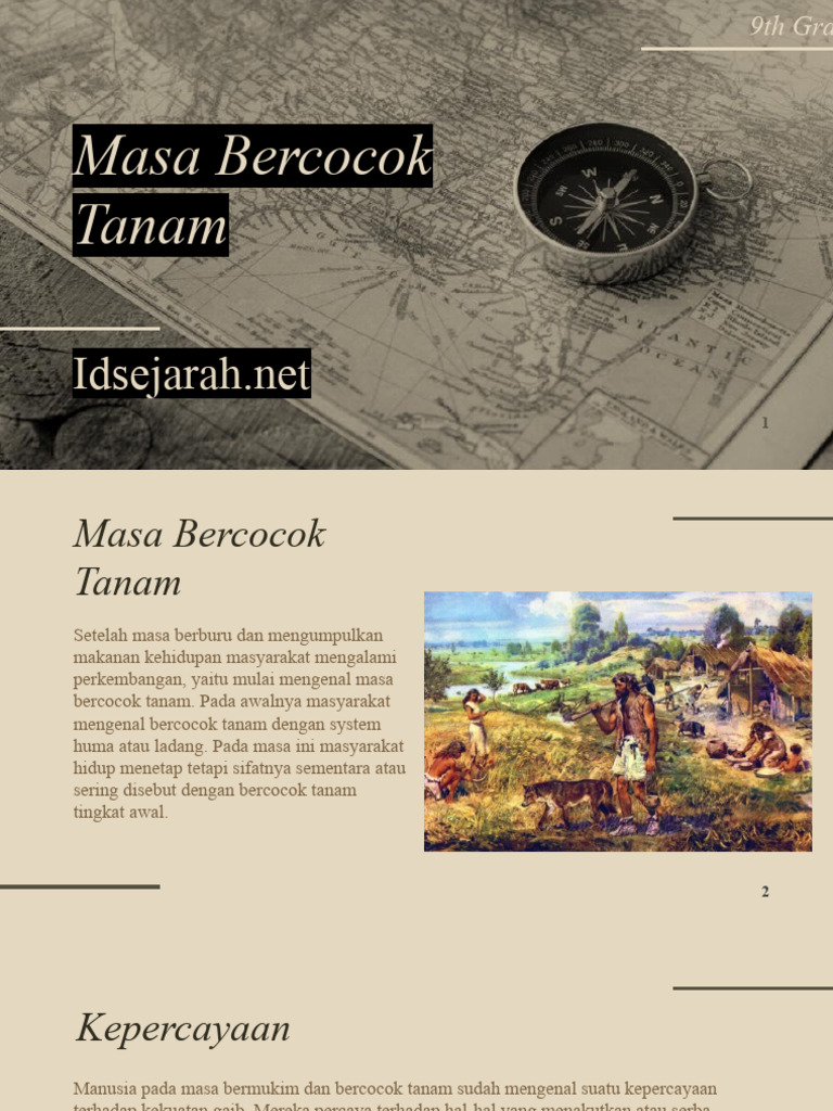 Masa Bercocok Tanam | PDF | Teknologi & Rekayasa