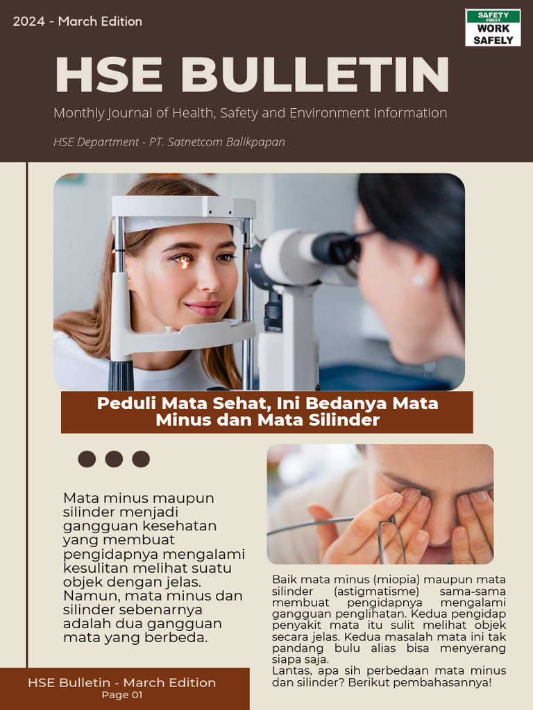 HSE Bulletin - March | PDF | Pengembangan Diri | Kesehatan Holistik