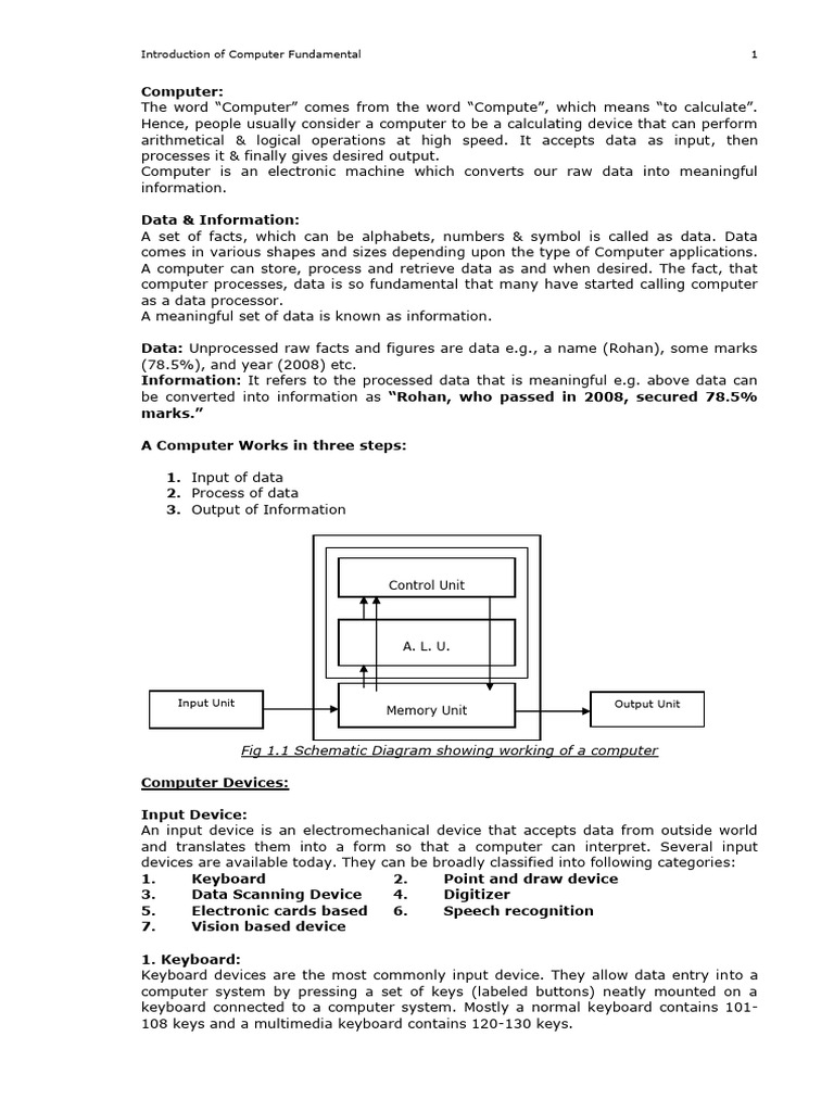 Fundamental PDF Eng | PDF | Computer Data Storage | Random Access Memory