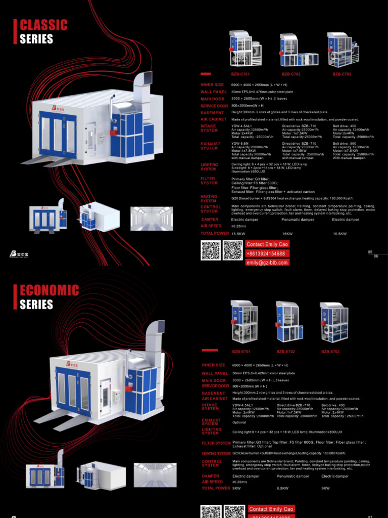 BZB Spray Booth Catalog From Emily (Whatsapp8613924154688, Emily@gz-Btb ...