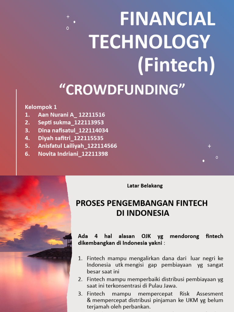 Presentasi Financial Technology | PDF