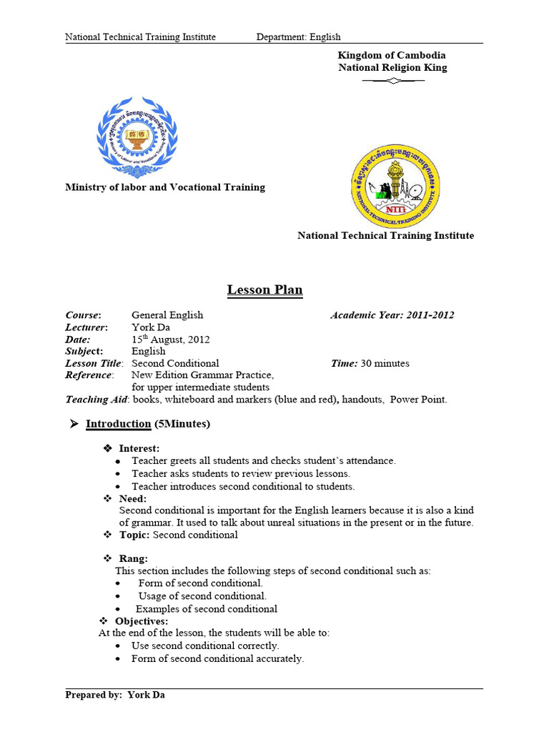 Lesson Plan 30 Min | PDF | Teachers | Lesson Plan