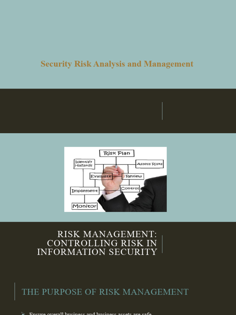 3- Security Risk Analysis and Management | Download Free PDF | Information Security | Risk