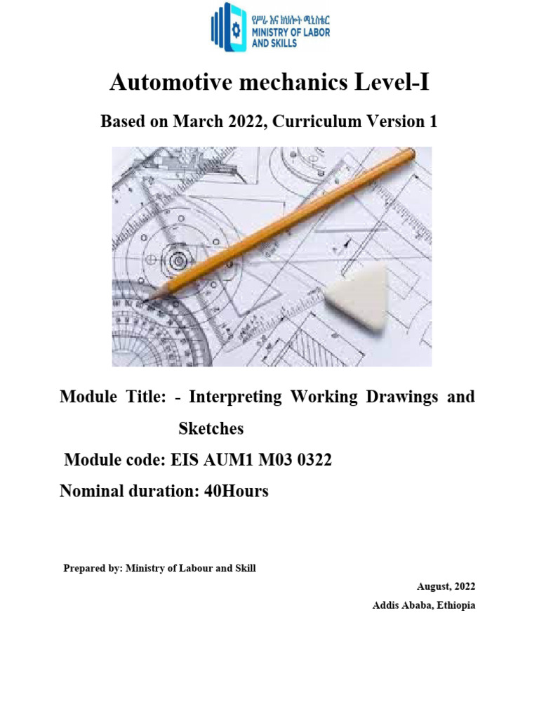 M03-Interpreting Working Drawings and Sketches | PDF | Technical ...