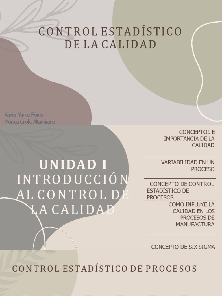 U1S3 Concepto de Control Estadístico de Procesos. | Descargar gratis PDF | Histograma | Calidad ...
