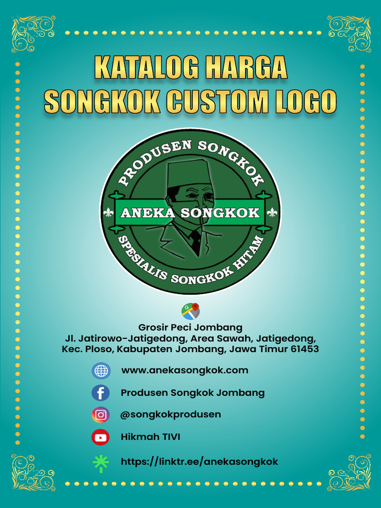 Katalog Songkok Custom Logo | PDF