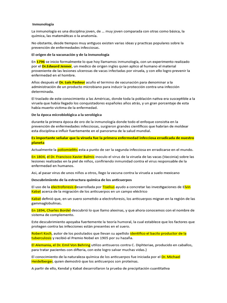 Inmunología guia | PDF | Timo | Inmunología