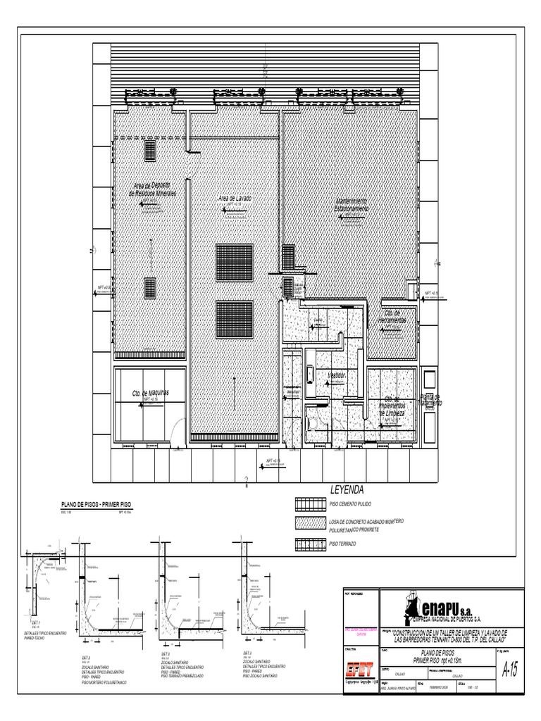 A-15, Planta Pisos-Layout1 | PDF | Unión | Hormigón