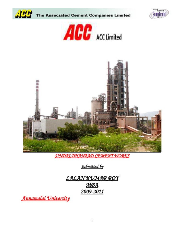 Project On Acc Cement | PDF | Perception | Attention