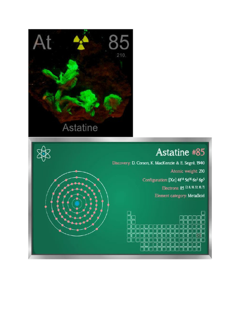 Astatine Pics | PDF