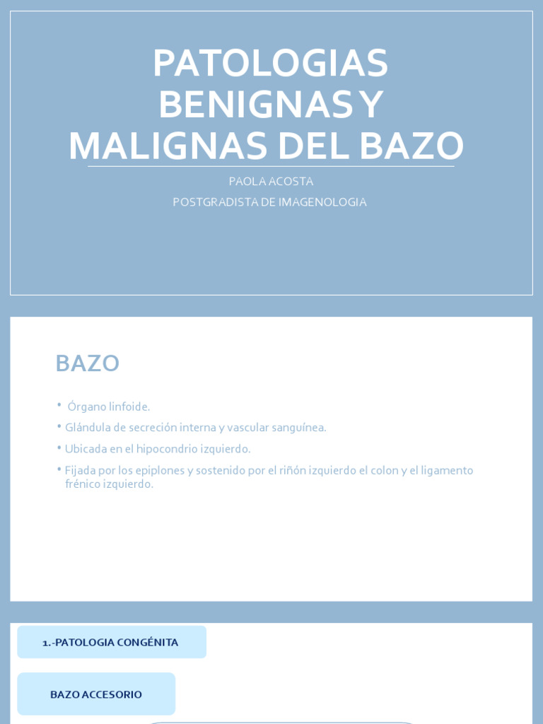 BAZO Ecografia | PDF | Bazo | Abdomen