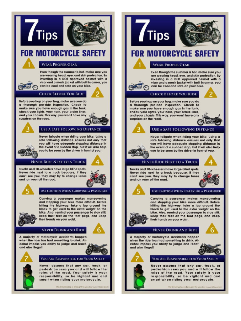 Motorcycle Safety | PDF