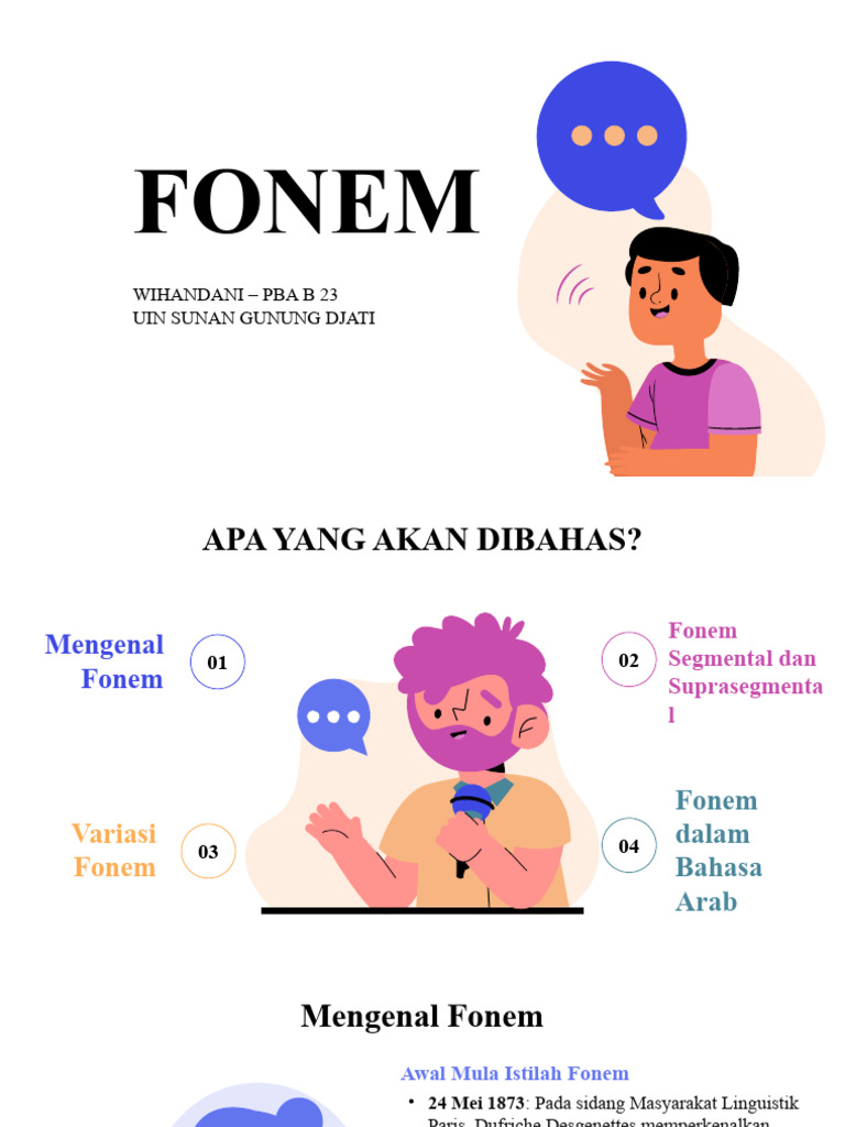 Fonem: Definisi, Variasi, dan Contoh | PDF