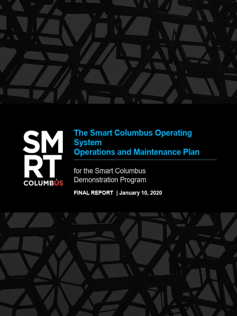 Smart Columbus OS Maintenance Plan | PDF | Cloud Computing | Operating System
