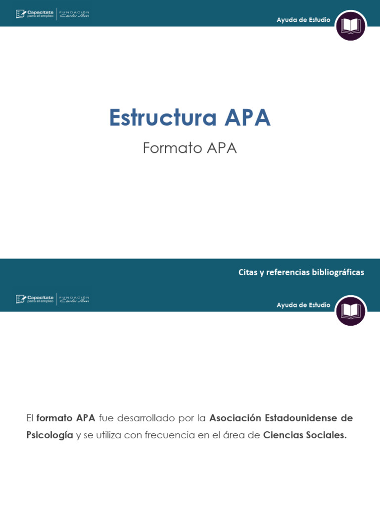 Estructura - APA | PDF | Estilo apa | Citación