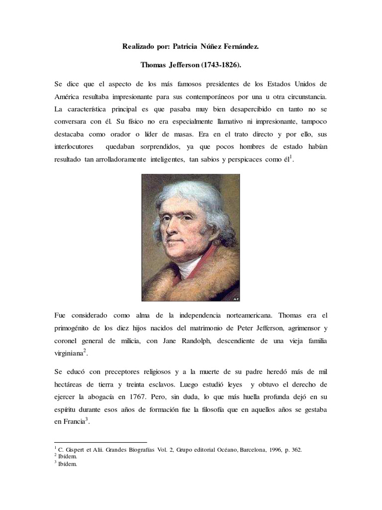 Thomas Jefferson | PDF | Thomas Jefferson | Alexander Hamilton