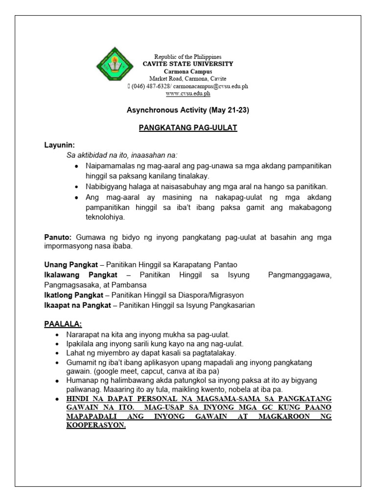 Asynch May 21 23 | PDF