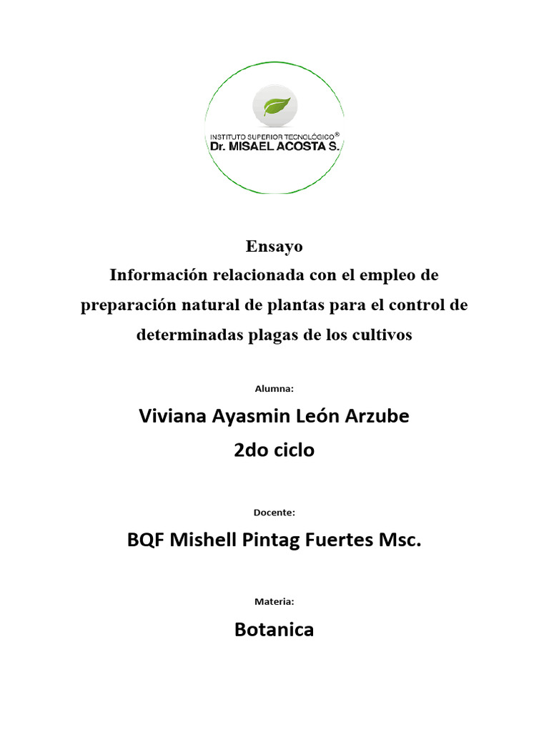 Informacion Relacionada Con El Empleo de Preparacion Natural Para El ... Informacion Relacionada Con El Empleo de Preparacion Natural Para El ...