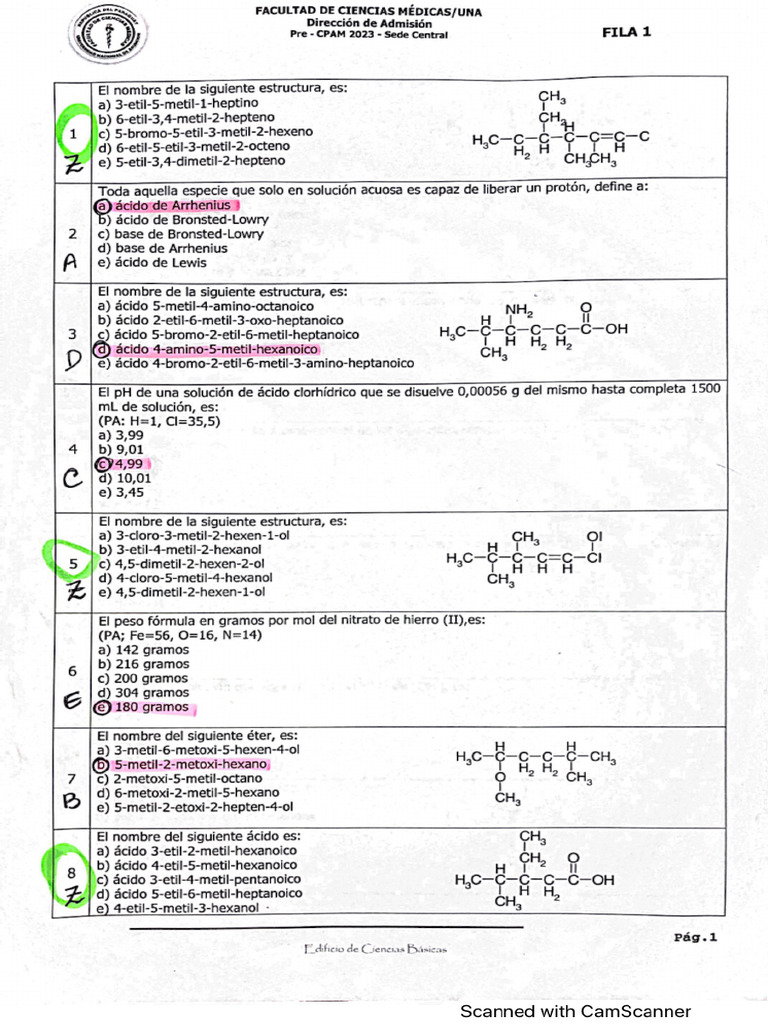PRECPAM - Fila 1 - 2023 | PDF
