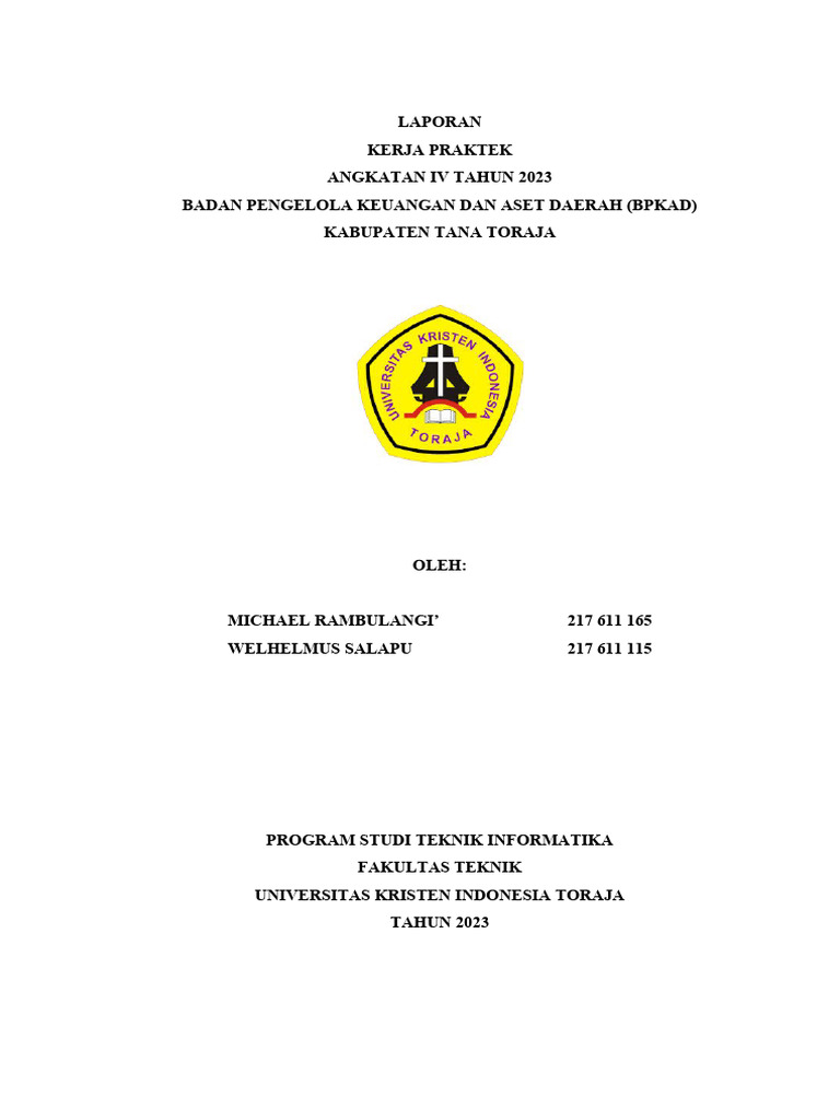 Laporan KP | PDF | Bisnis