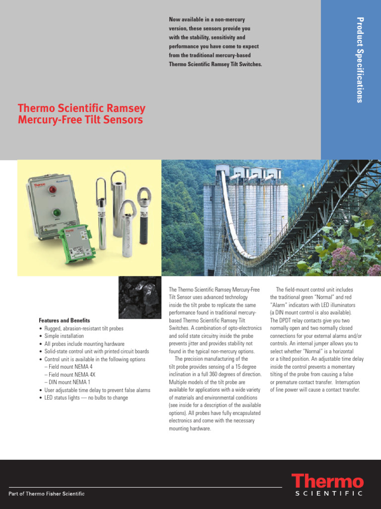 Tilt Switch Ramsey | PDF | Switch | Electrical Engineering