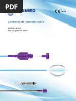 Catéter de Fogarty | PDF | Especialidades Medicas | Medicina CLINICA