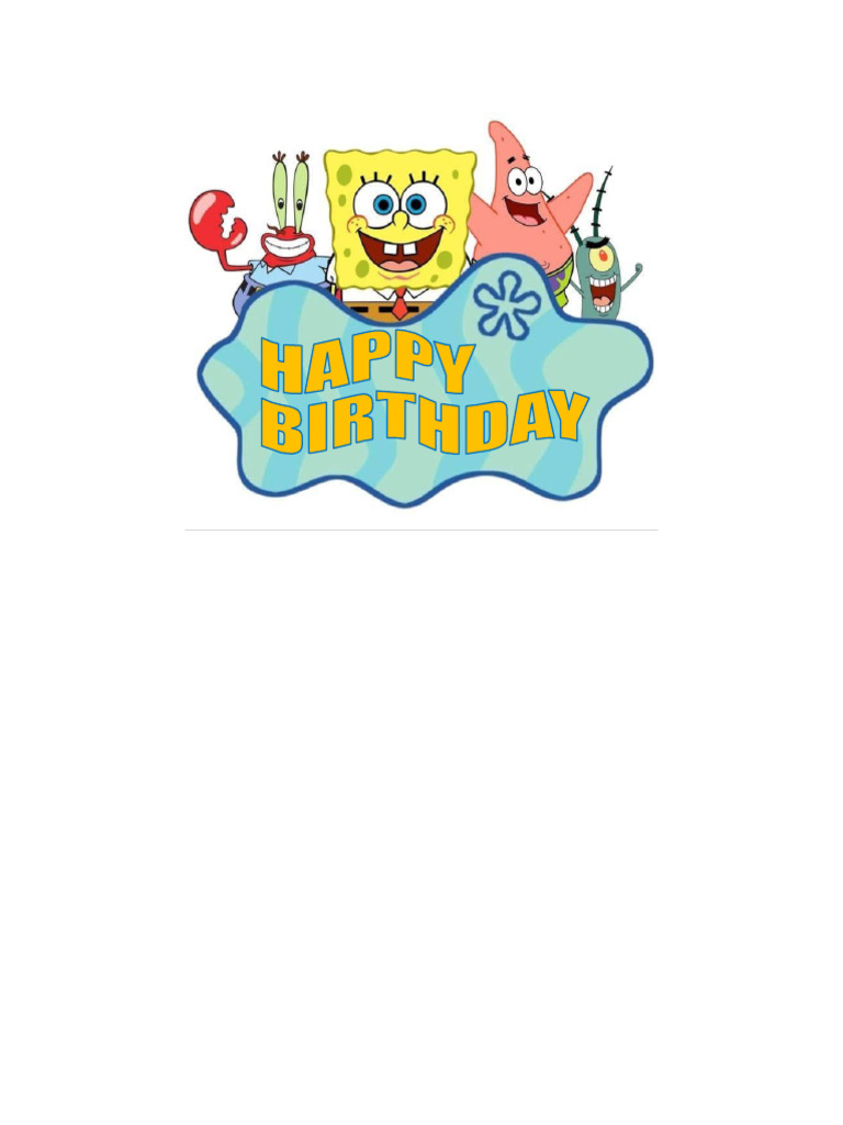 SPONGEBOB | PDF