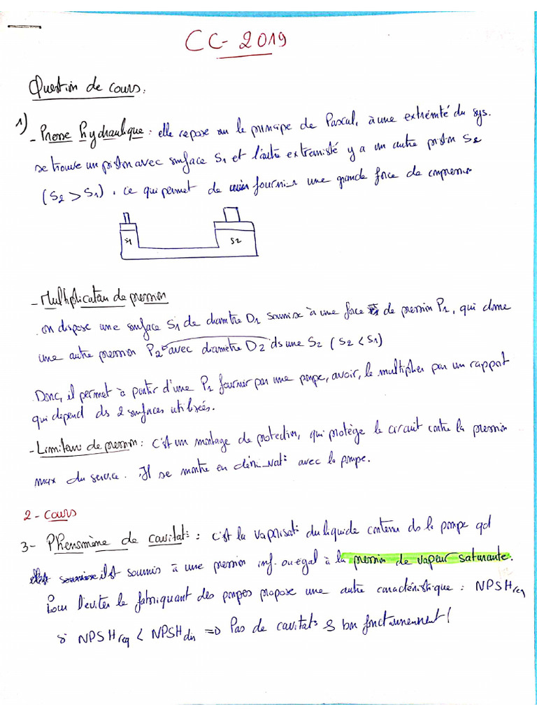 CC 219 Corrigé | PDF