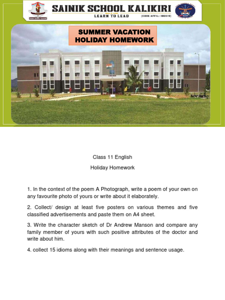 Class XI - Summer Vacation Holiday Home Work | PDF | Atoms | Electron