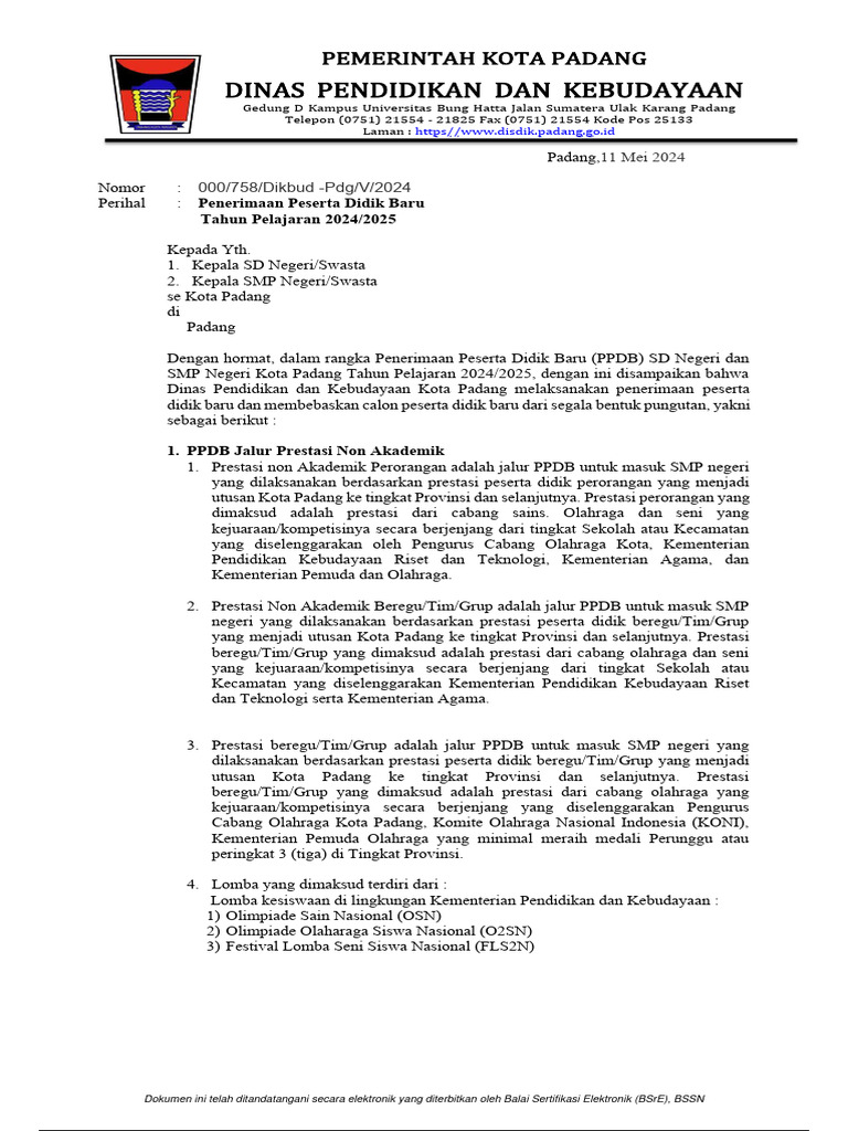 2024051022102220240510105716tata Cara PPDB TP 2024 Okok | PDF