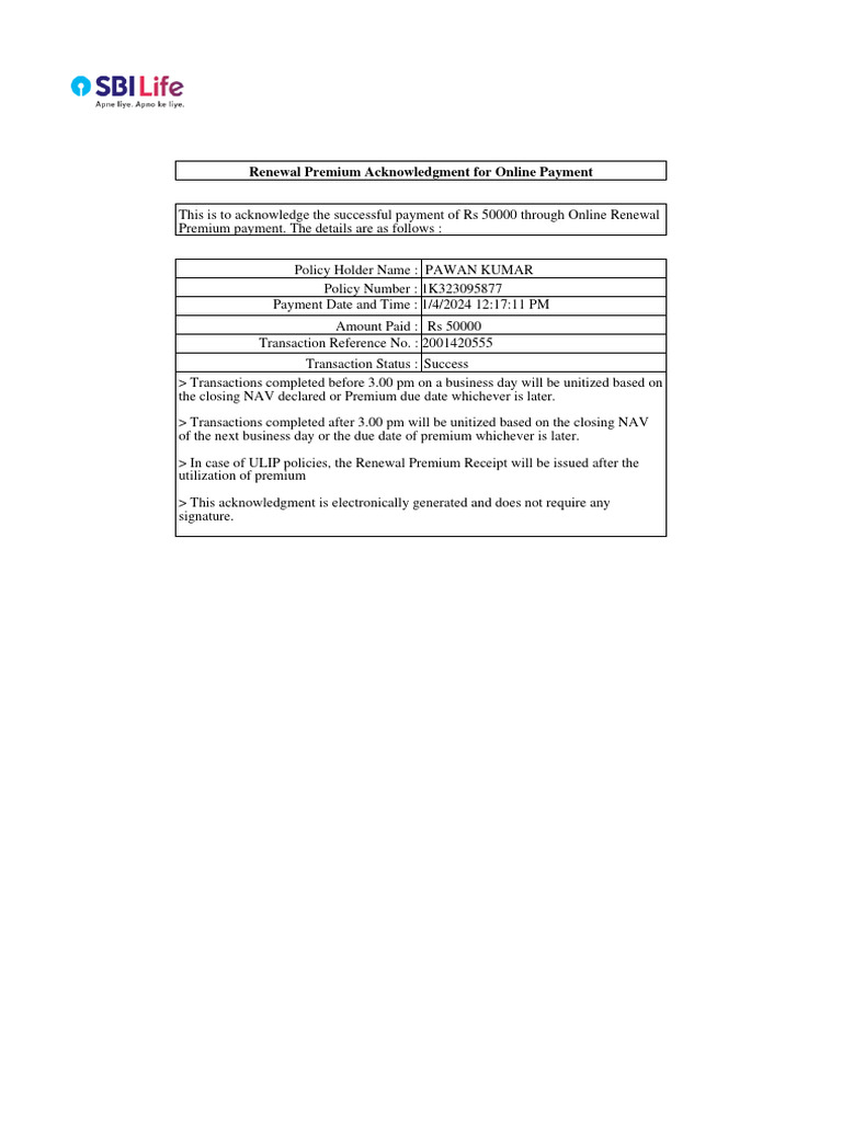 Mediclaim Parents - SR Citizon | PDF | Finance & Money Management