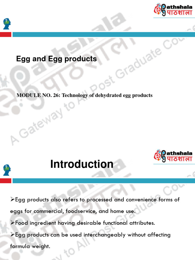 Egg and Egg Products | PDF