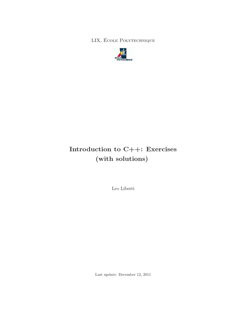 0576 Introduction To C Exercises With Solutions | PDF | Computer Programming | Systems Architecture