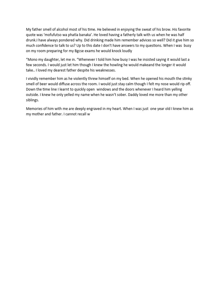 Daddy.. I Love U | PDF