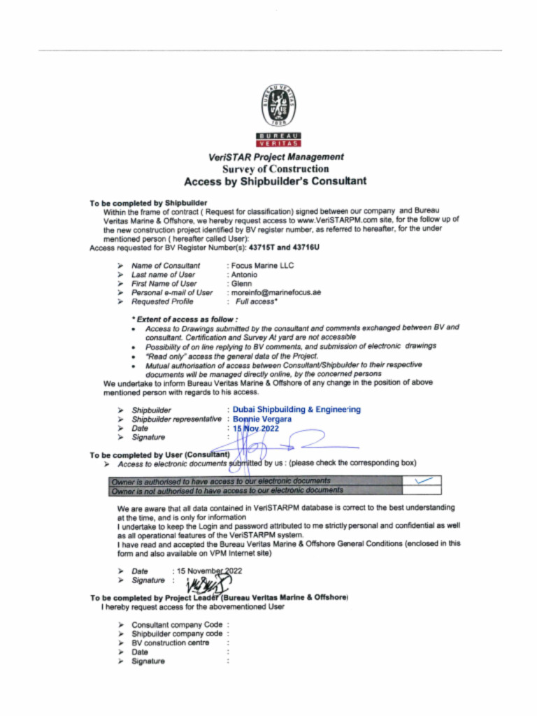 A005 - Access Consultant (By Shipbuilder) 1 - Signed | PDF