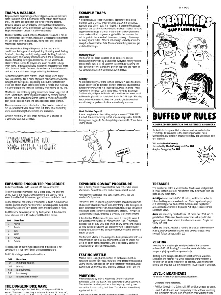 Meatheads - Buffed Up Rules | PDF