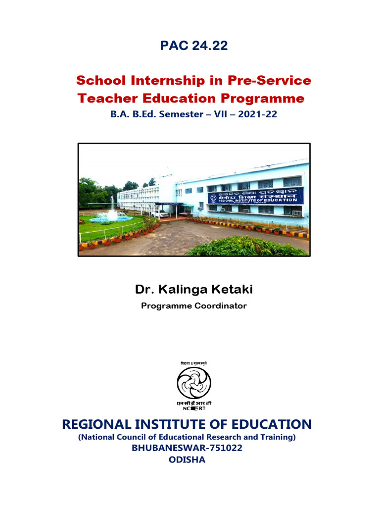 Internship Report 2021-22 | Download Free PDF | Teachers | Lesson Plan